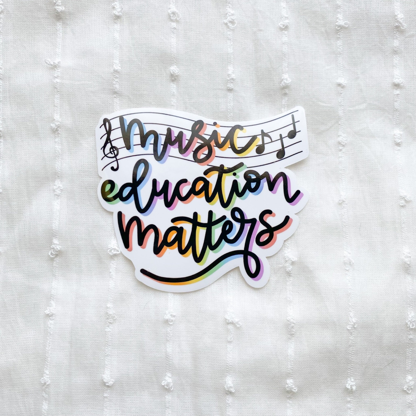 Music Education Matters Sticker, Music Teacher Sticker, Choir, Band ...