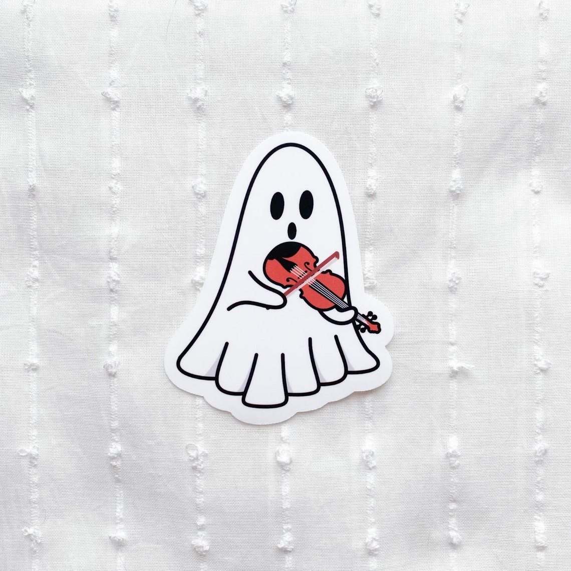 Ghost Violinist Sticker, Ghost Violist Sticker - Etsy