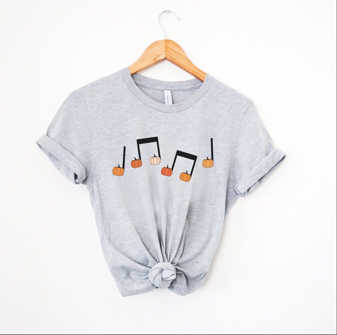 Pumpkin Music Note T-shirt Fall Music Teacher Tee Halloween - Etsy