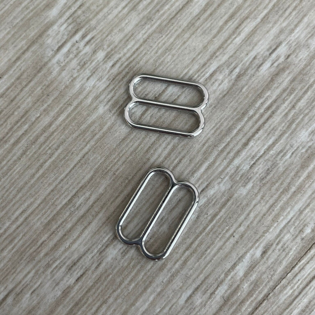12mm Silver Sliders, Sliders for Lingerie - Etsy