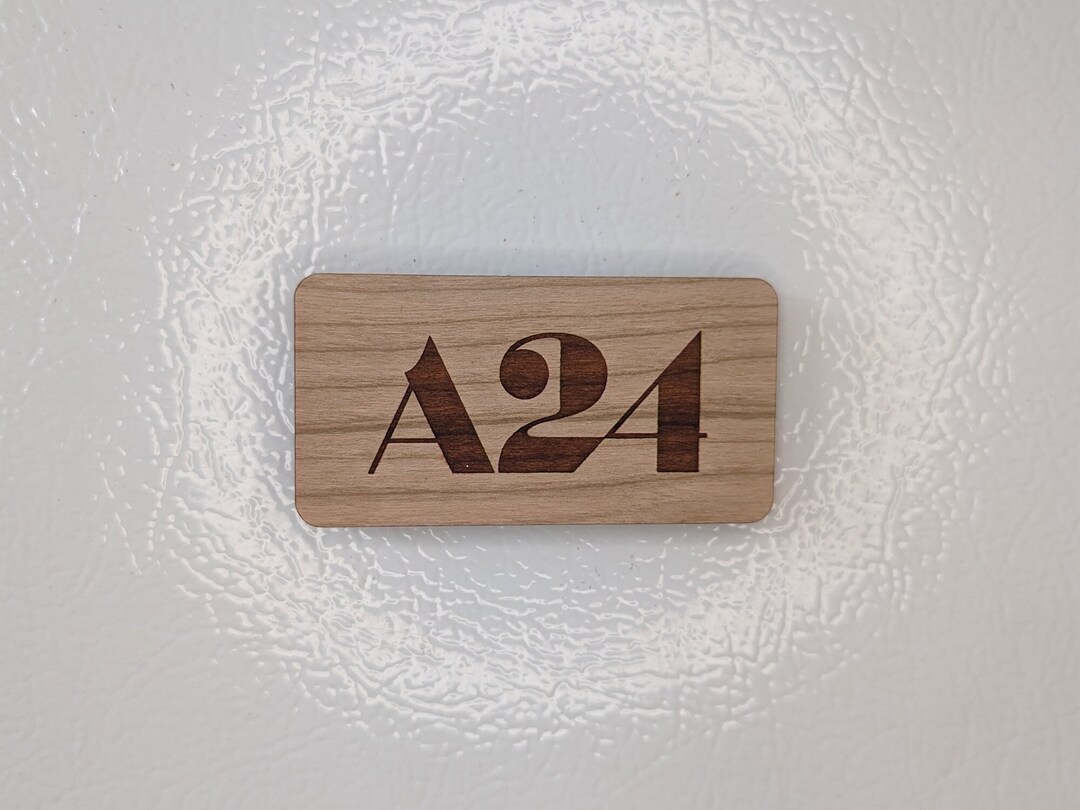 A24 Magnet - Cherry Wood | Laser Cut and Engraved Wood Magnet ...