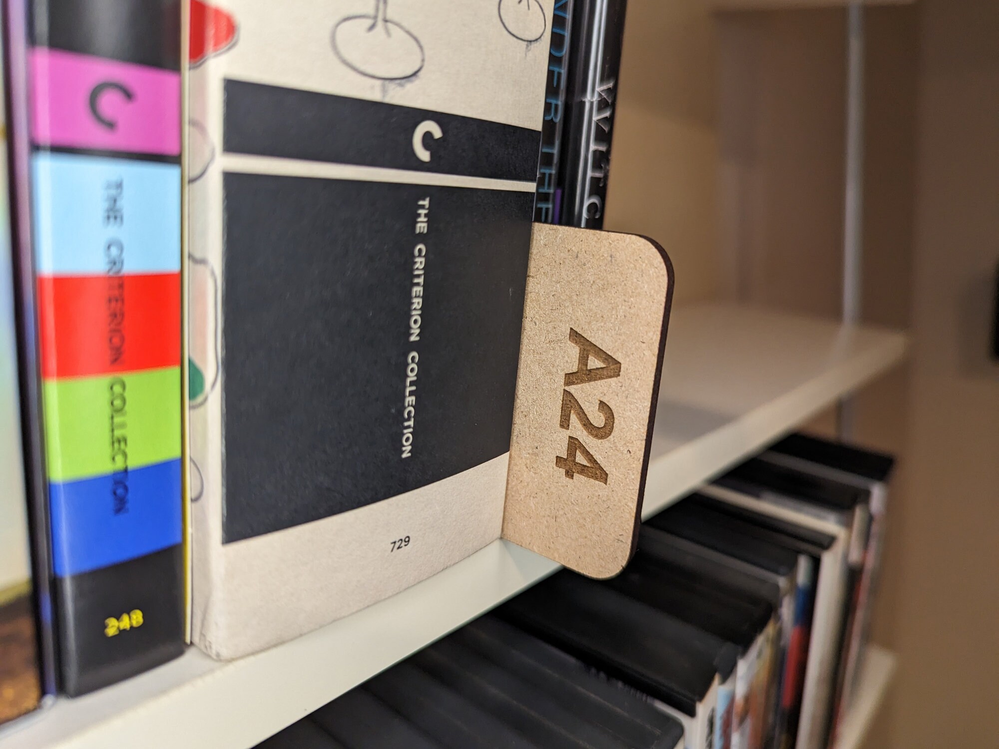 Movie Collection Display Tags - Genre Basic Premium | Wood Movie ...