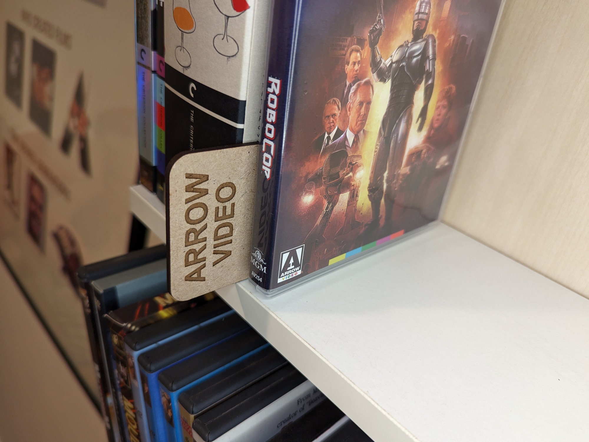 Movie Collection Display Tags - Genre Basic Premium | Wood Movie ...