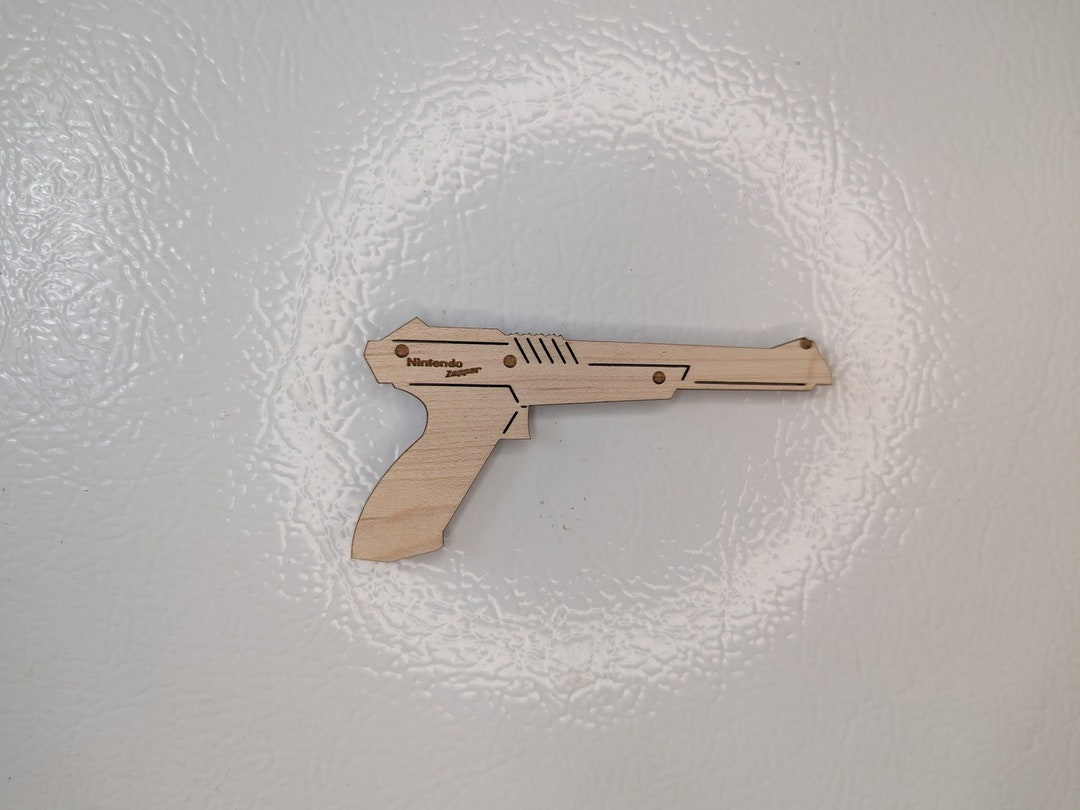 Nintendo Zapper Magnet - Maple Wood | Laser Cut and Engraved Wood ...