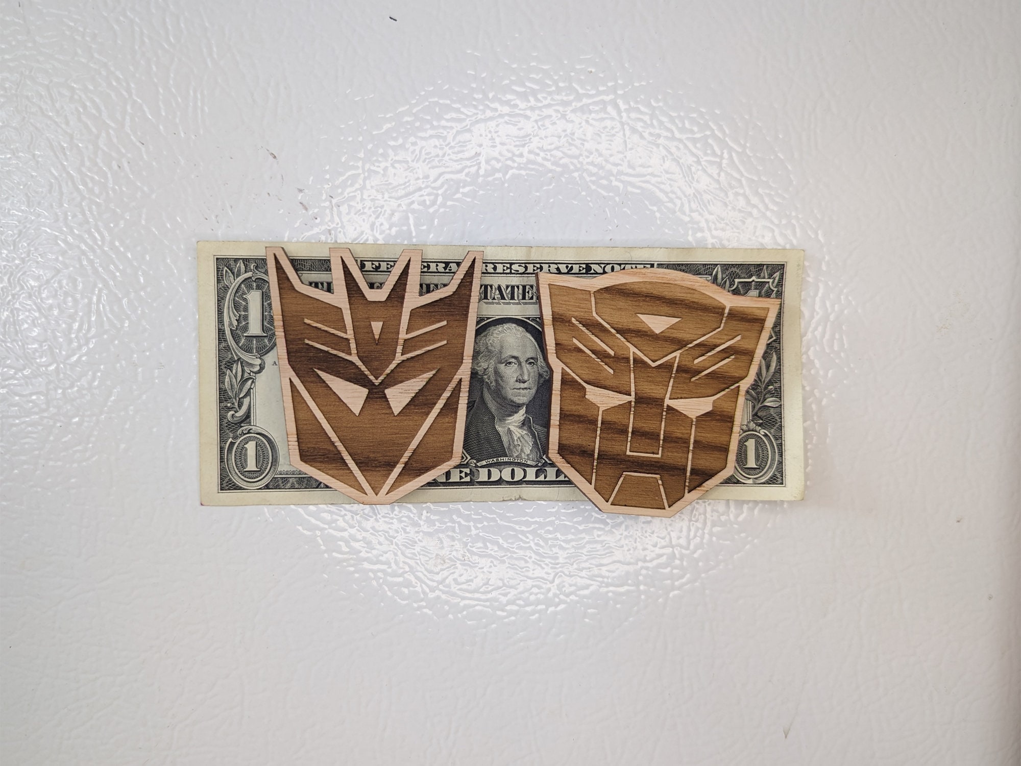 Transformers Magnet Set Ash Wood Laser Cut and Engraved Wood Magnet ...