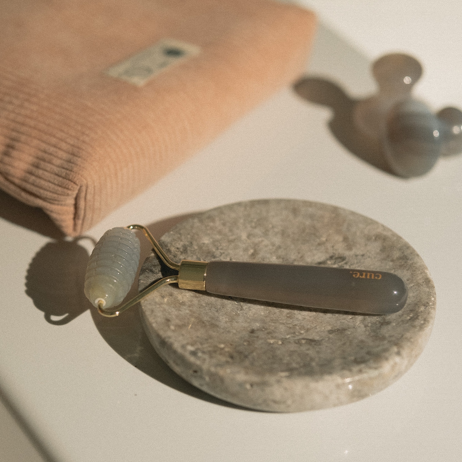 Deep&full Face and Body Massage Set Natural Agate Mushroom Gua Sha ...