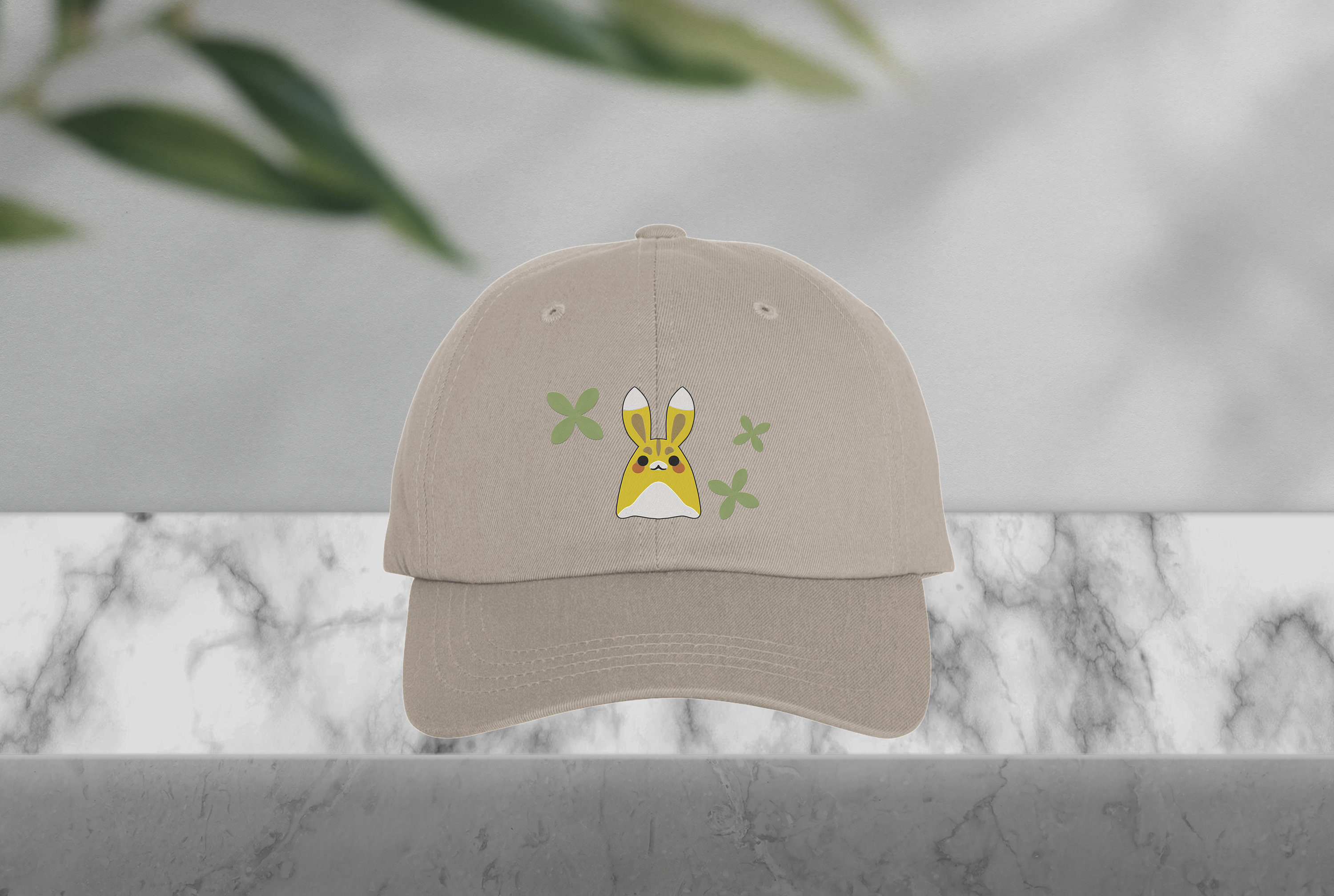 Yaoyao Yuegi Genshin Impact Bunny Radish Embroidered Dad Hat Unisex ...