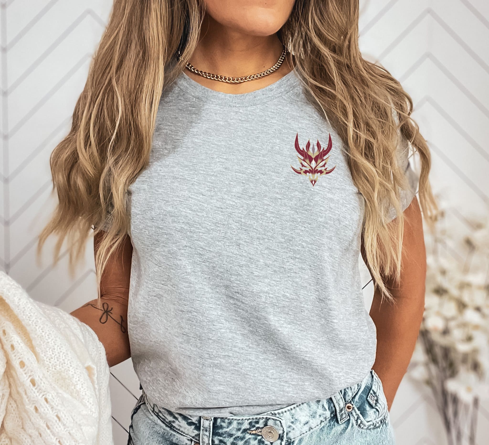 Arataki Itto Genshin Impact Custom Color Unisex T Shirt Genshin Shirt ...