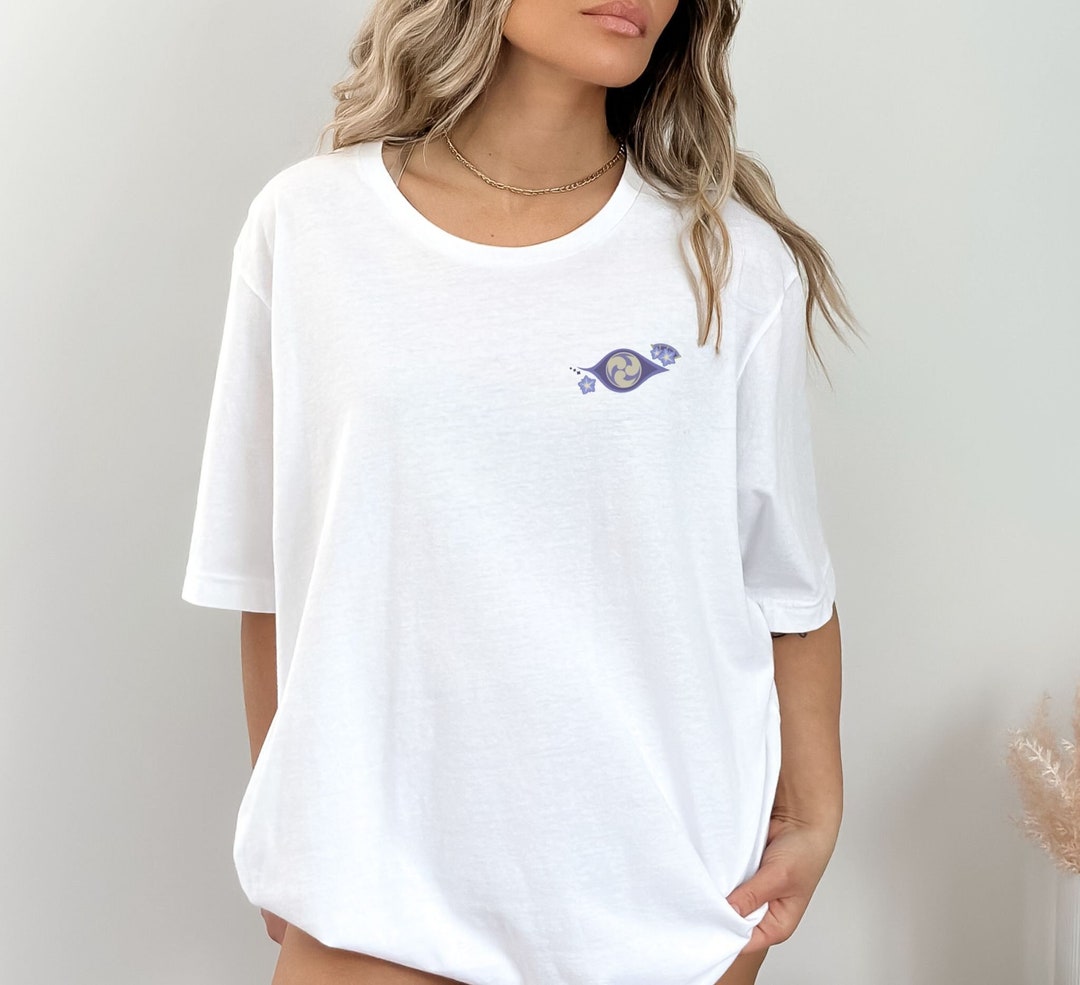 Raiden Shogun Genshin Impact Shirt Custom Color Unisex T Shirt Genshin ...