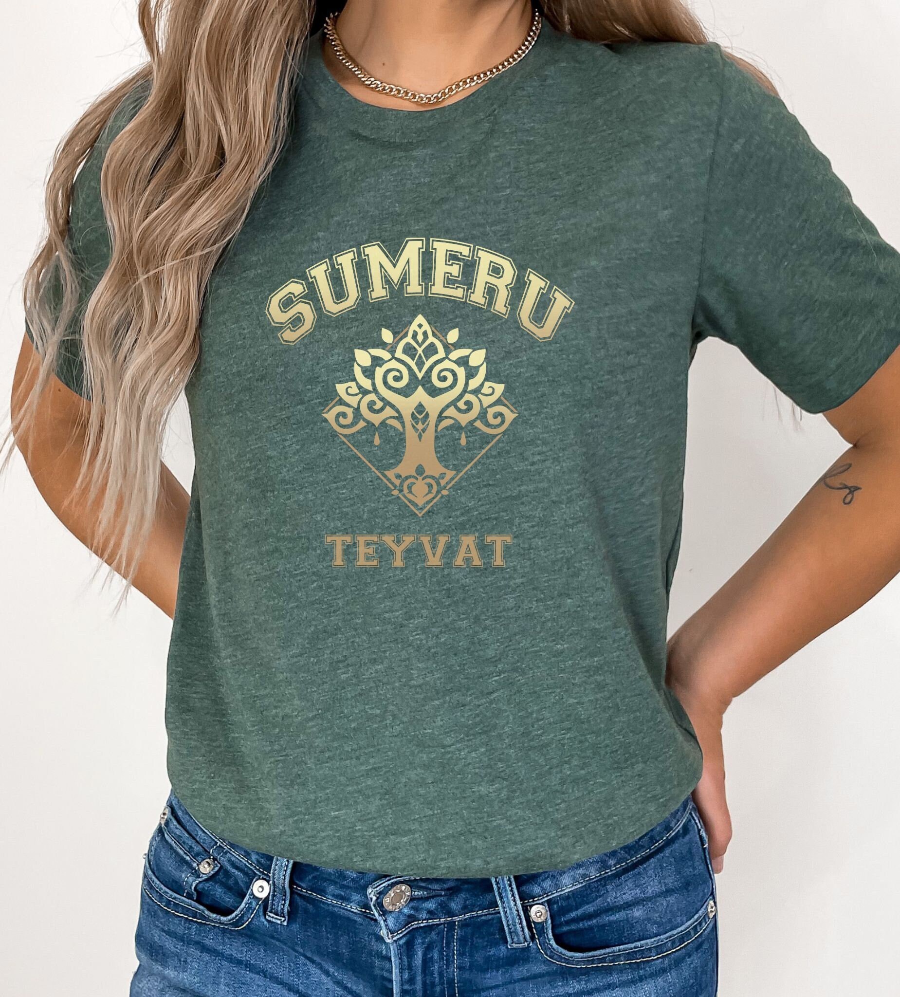 Sumeru Genshin Impact Shirt Genshin Tevyat Sumeru Unisex T Shirt ...