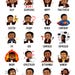 Daily Vibe Check Poster - Black Emotions, Feelings & Moods Chart - 18 ...