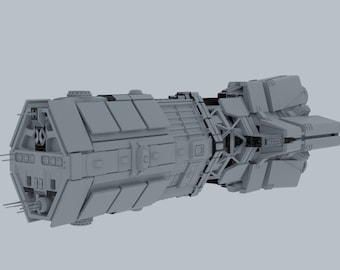 UNN Zenobia/nathan Hale Class, the Expanse Ship Model - Etsy