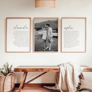 Personalised Vow Digital Download, Unique Anniversary Gift, Modern ...