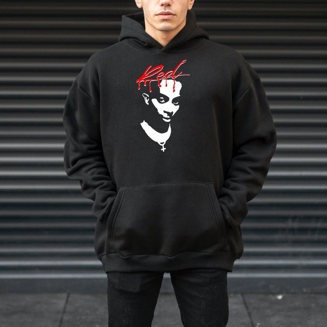 Playboi Carti "red"/ Punk Hoodie, Ghotic Hoodie, Aesthetic Clothing ...