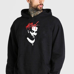 Playboi Carti "red"/ Punk Hoodie, Ghotic Hoodie, Aesthetic Clothing ...