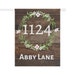 Personalized Address Garden Flag, Spring Garden Flag, Summer Garden ...