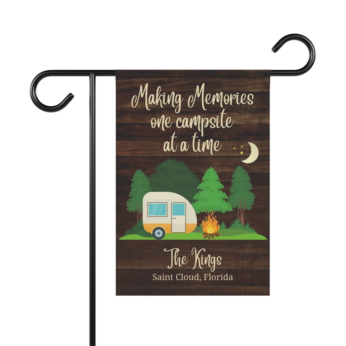 Personalized Camper Flag, Garden Flag, Camping Flag, Camper Flag ...