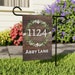 Personalized Address Garden Flag, Spring Garden Flag, Summer Garden ...