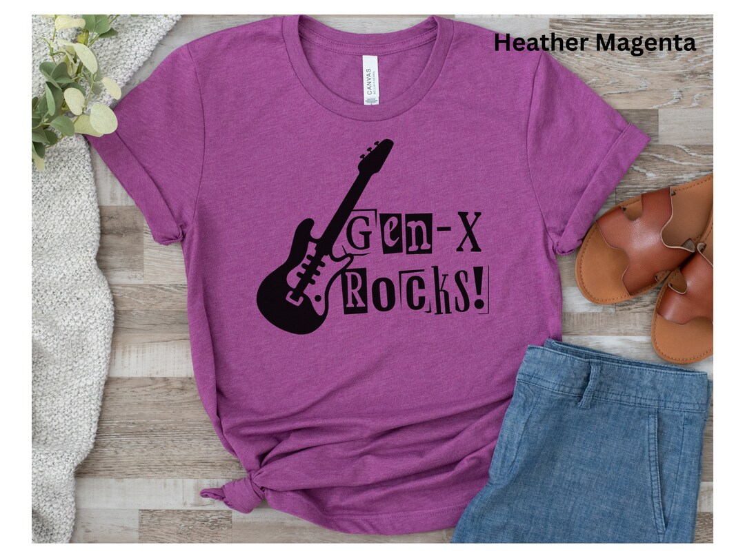 Gen X Rocks/best Generation/80s Kid/rock and Roll - Etsy