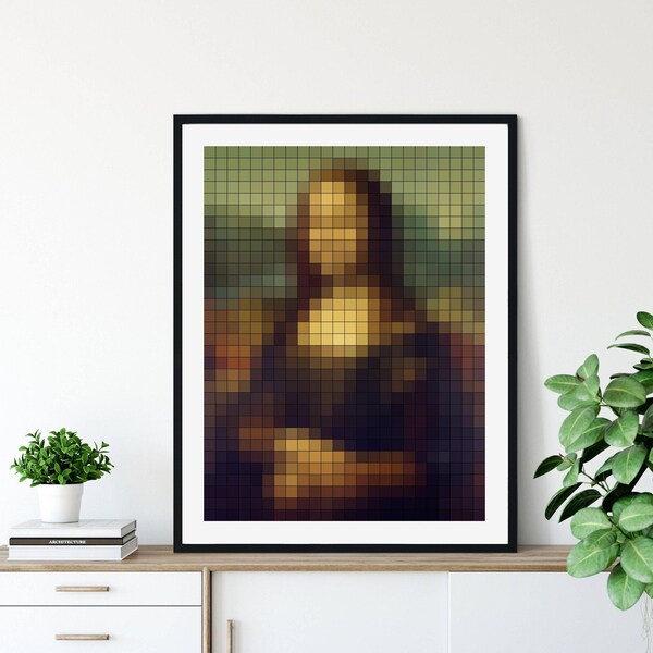 Pixel Art Print - Etsy