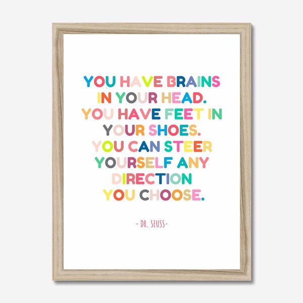 Dr Seuss Quote Posters - Etsy