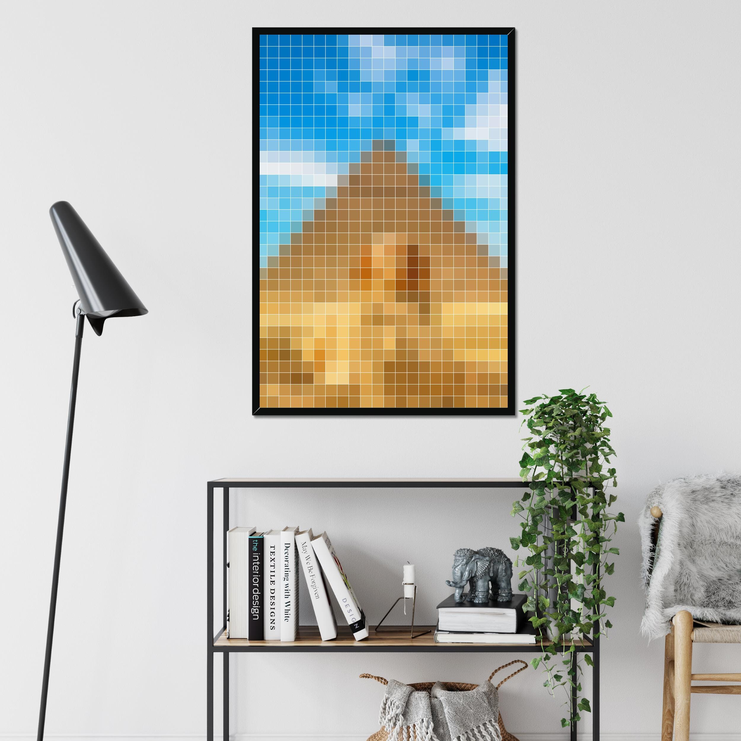 Pyramids of Giza Pixel Art Printable Wall Art Pixelated - Etsy