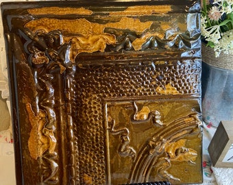 Metal Ceiling Tile Artwork - Etsy