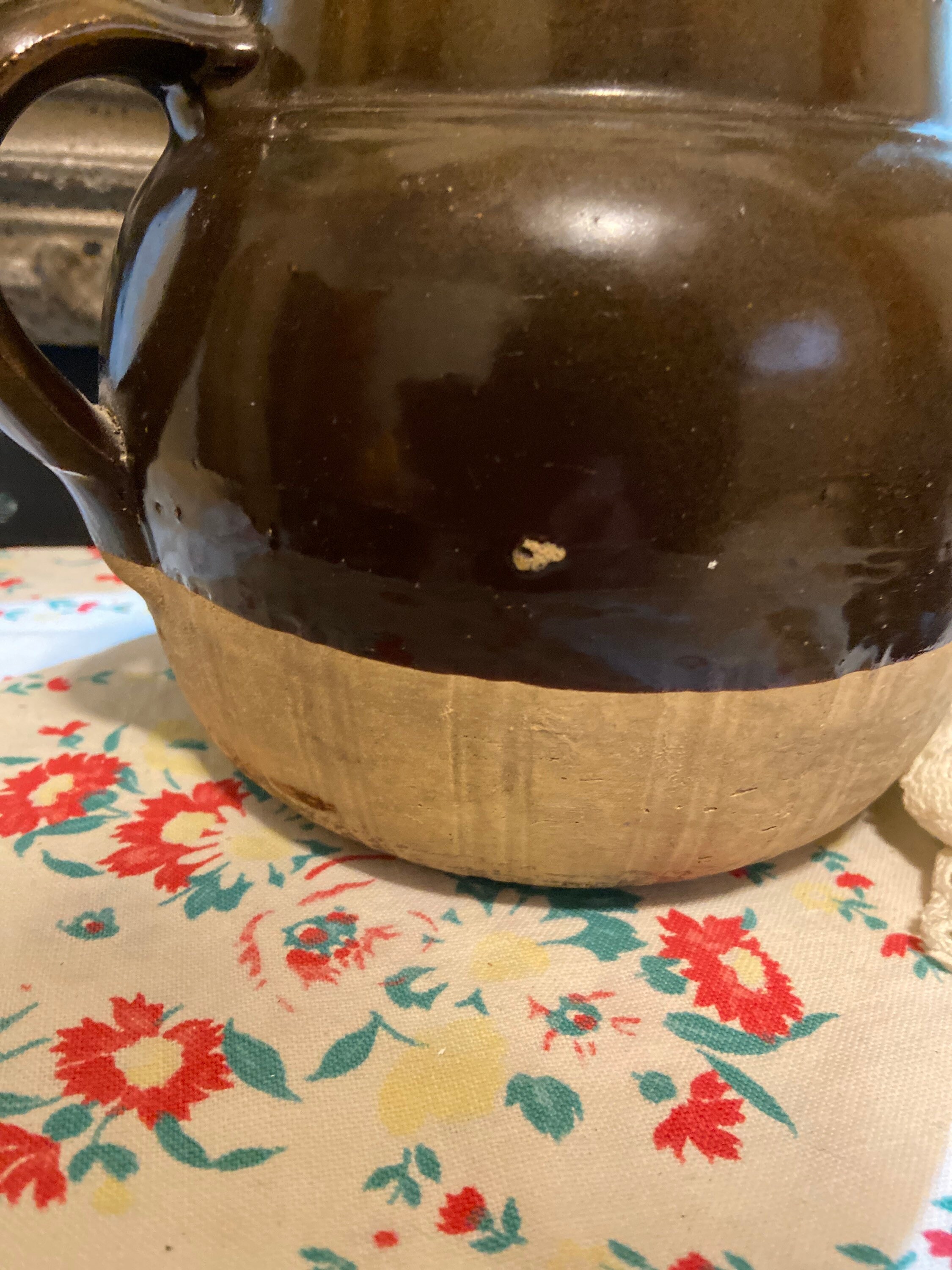 Antique Progressive Pottery Pure Flint Small Bean Pot - Etsy