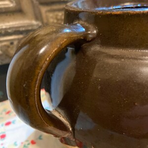 Antique Progressive Pottery Pure Flint Small Bean Pot - Etsy