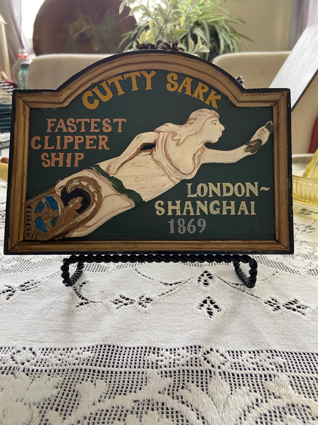Rare Vintage Cutty Sark Wood Sign - Etsy