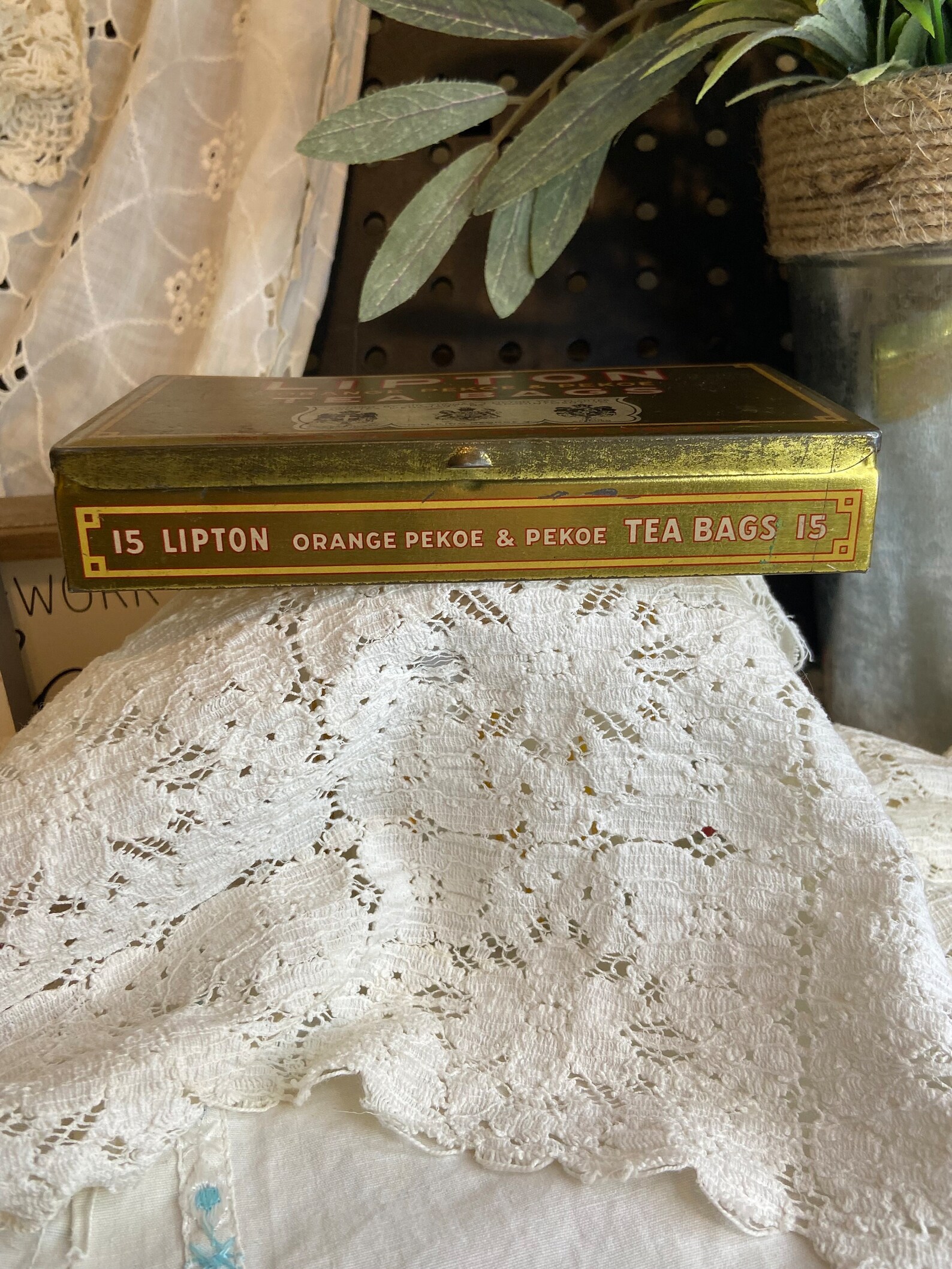 Vintage Lipton Tea Box - Etsy