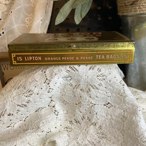 Vintage Lipton Tea Box - Etsy