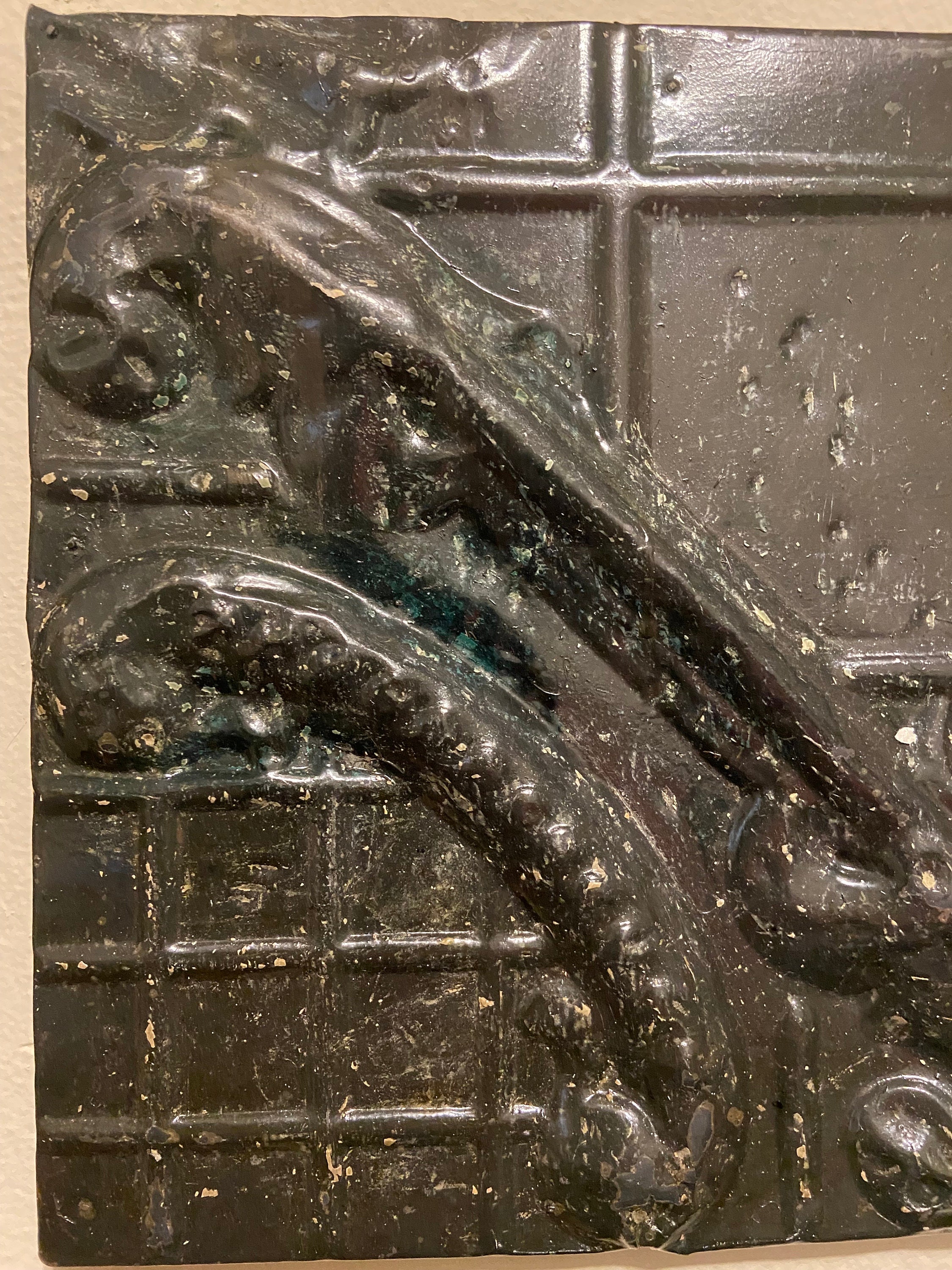 Metal Ceiling Tile Artwork - Etsy