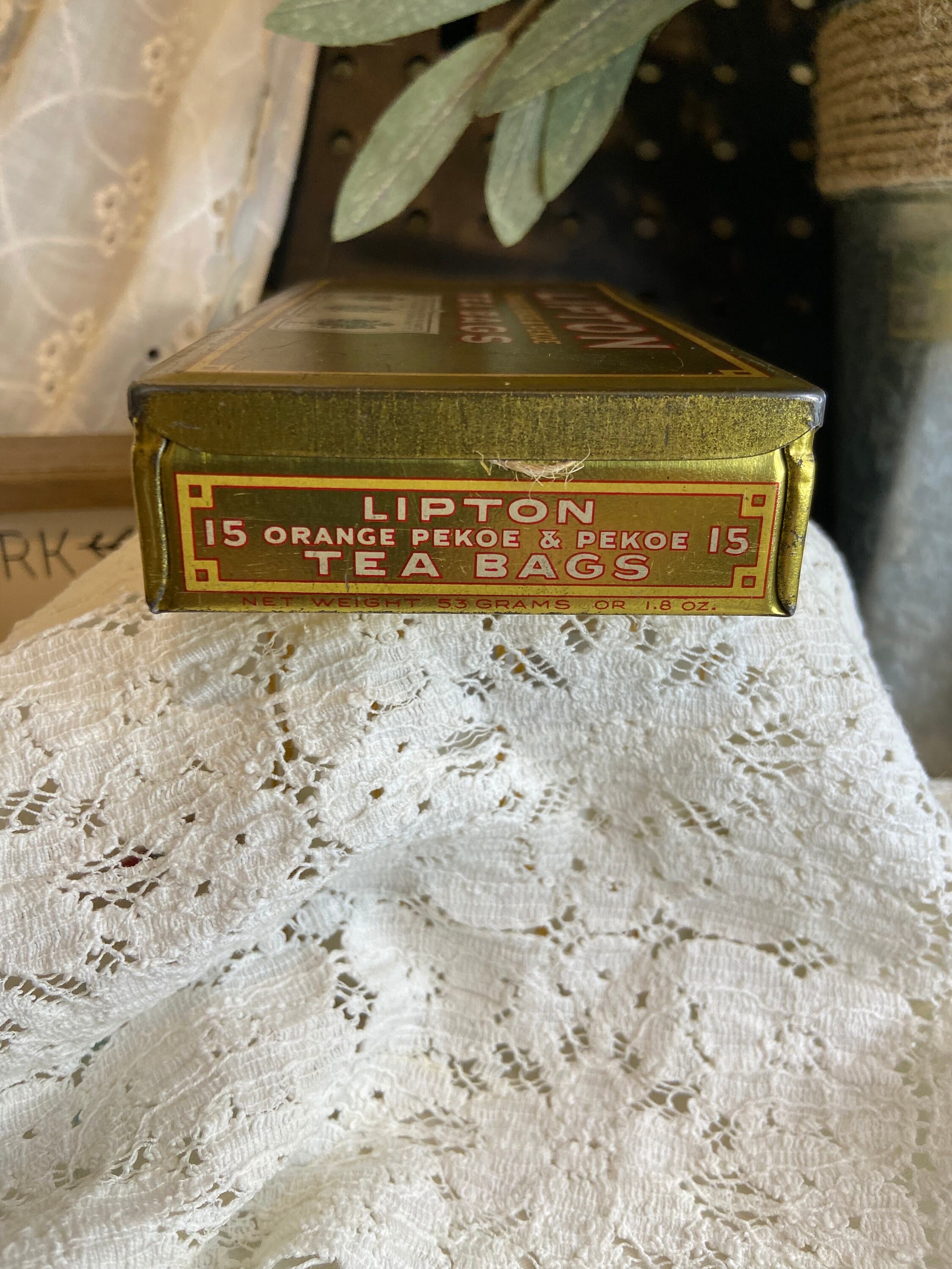 Vintage Lipton Tea Box - Etsy