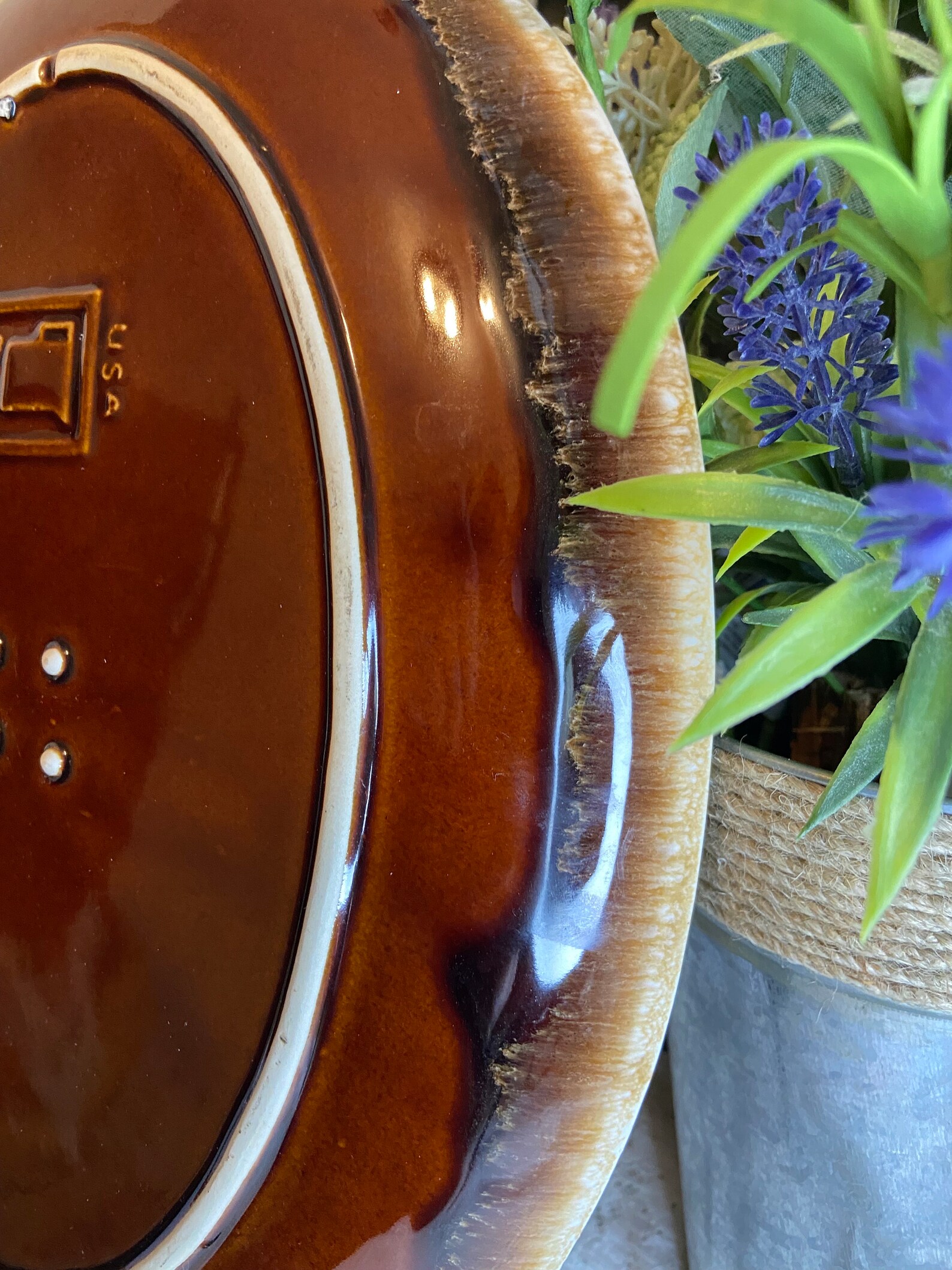 Vintage Mccoy Dripware Platter - Etsy