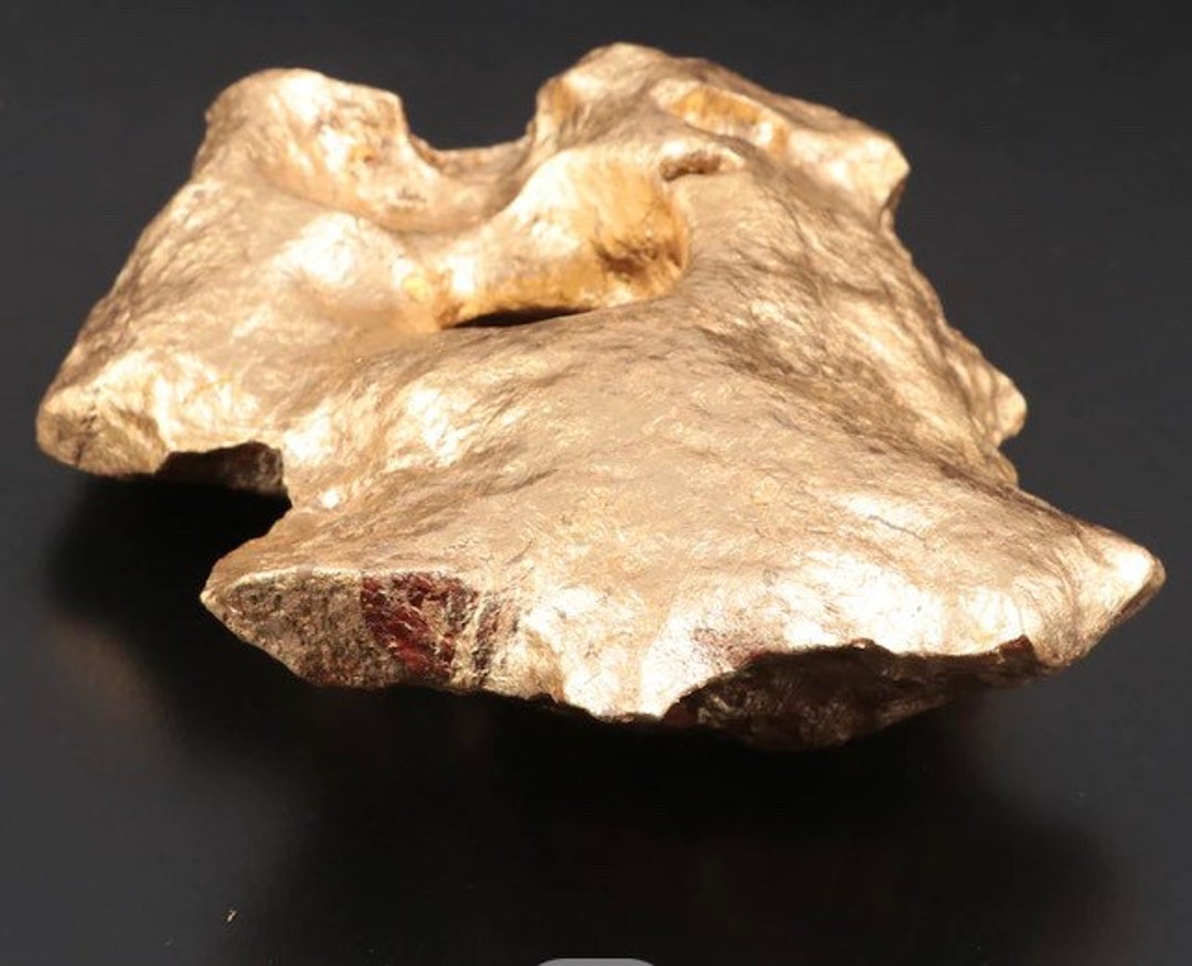 Gold Leaf Composite Metal Gold Nugget - Etsy