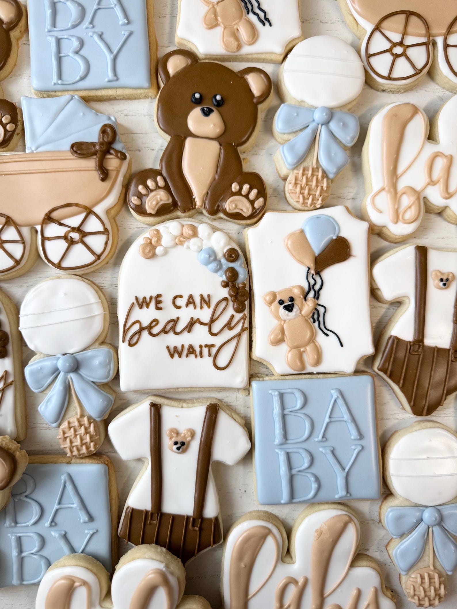 We Can Bearly Wait Sugar Cookies, We Can Bearly Wait Baby Shower Favors ...