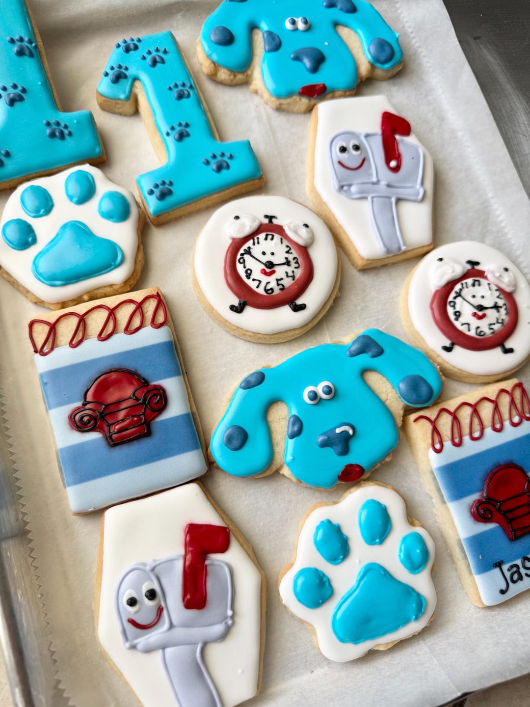 Blues Clues Birthday Cookies, Blues Clues Cookies, Blues Clues 1st ...