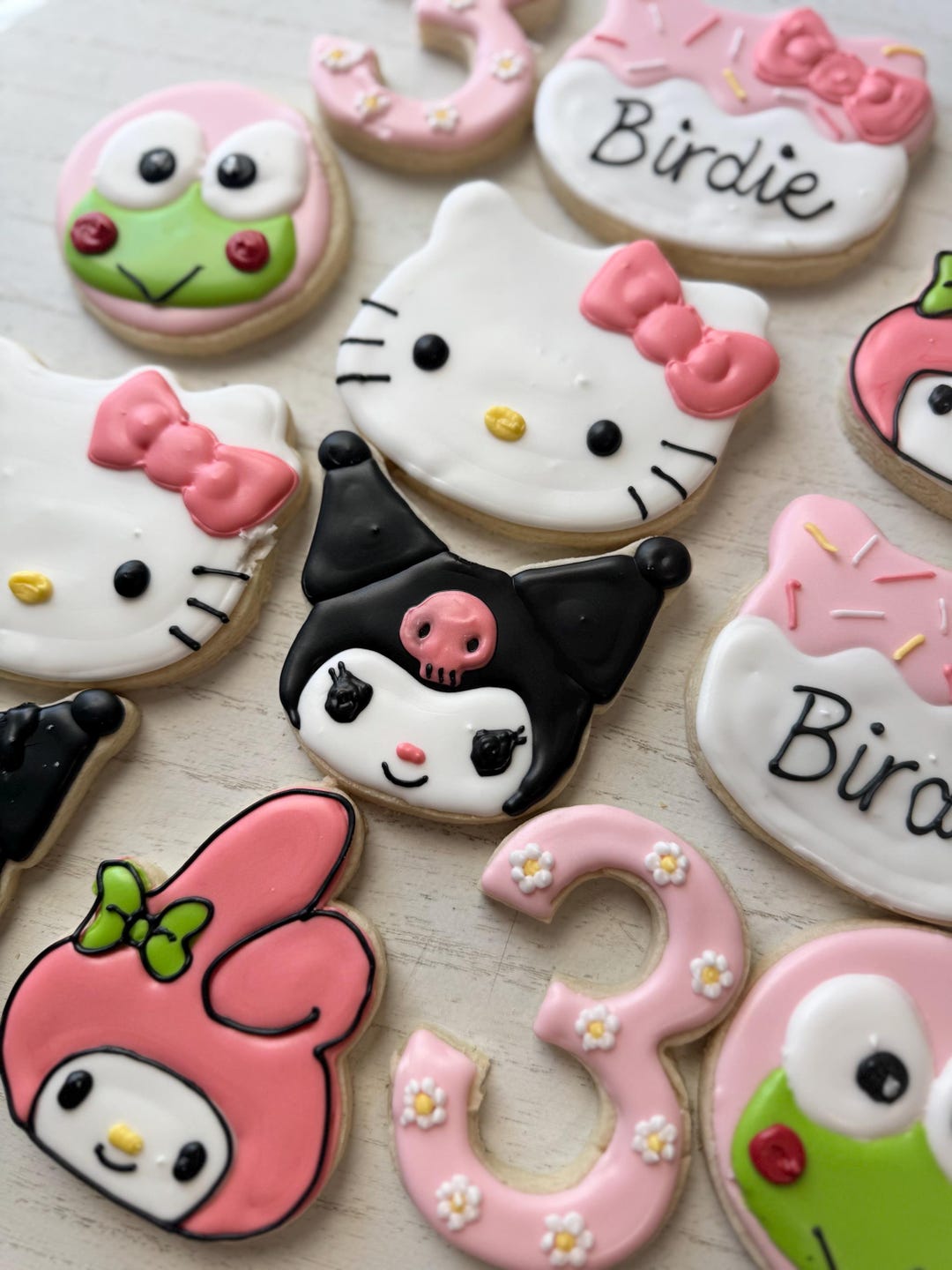 Hello Kitty Cookies, Kuromi Cookies, Koroppi Cookies, Hello Kitty Party ...