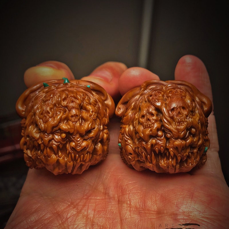 Hand Carved Walnut - Etsy