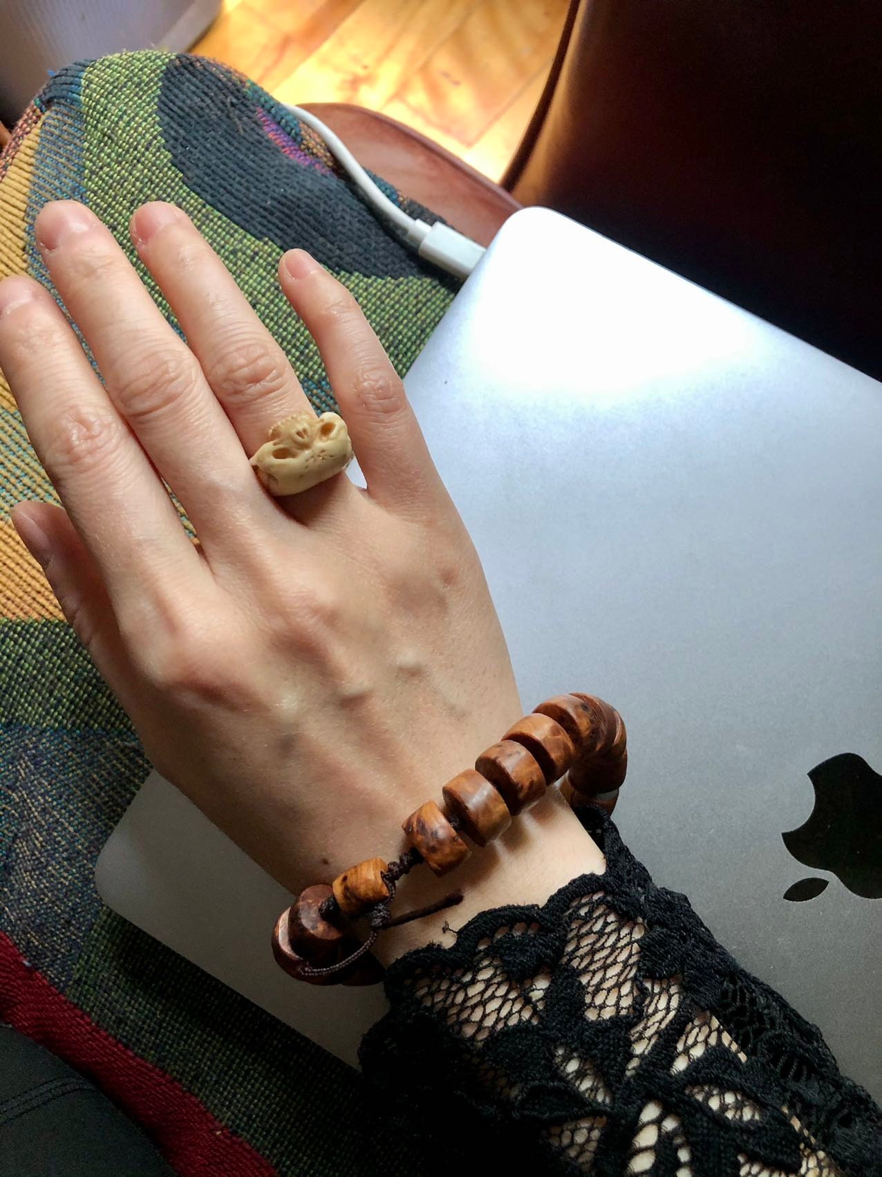 Bone Made Hand Carved Skull Ring by Shiguart 弑骨艺术 - Etsy