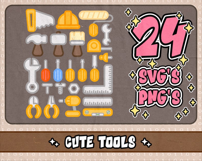 Cute Tools Cliparttools Svgcute Svgsvg for Cricut and Silhouettetrendy ...