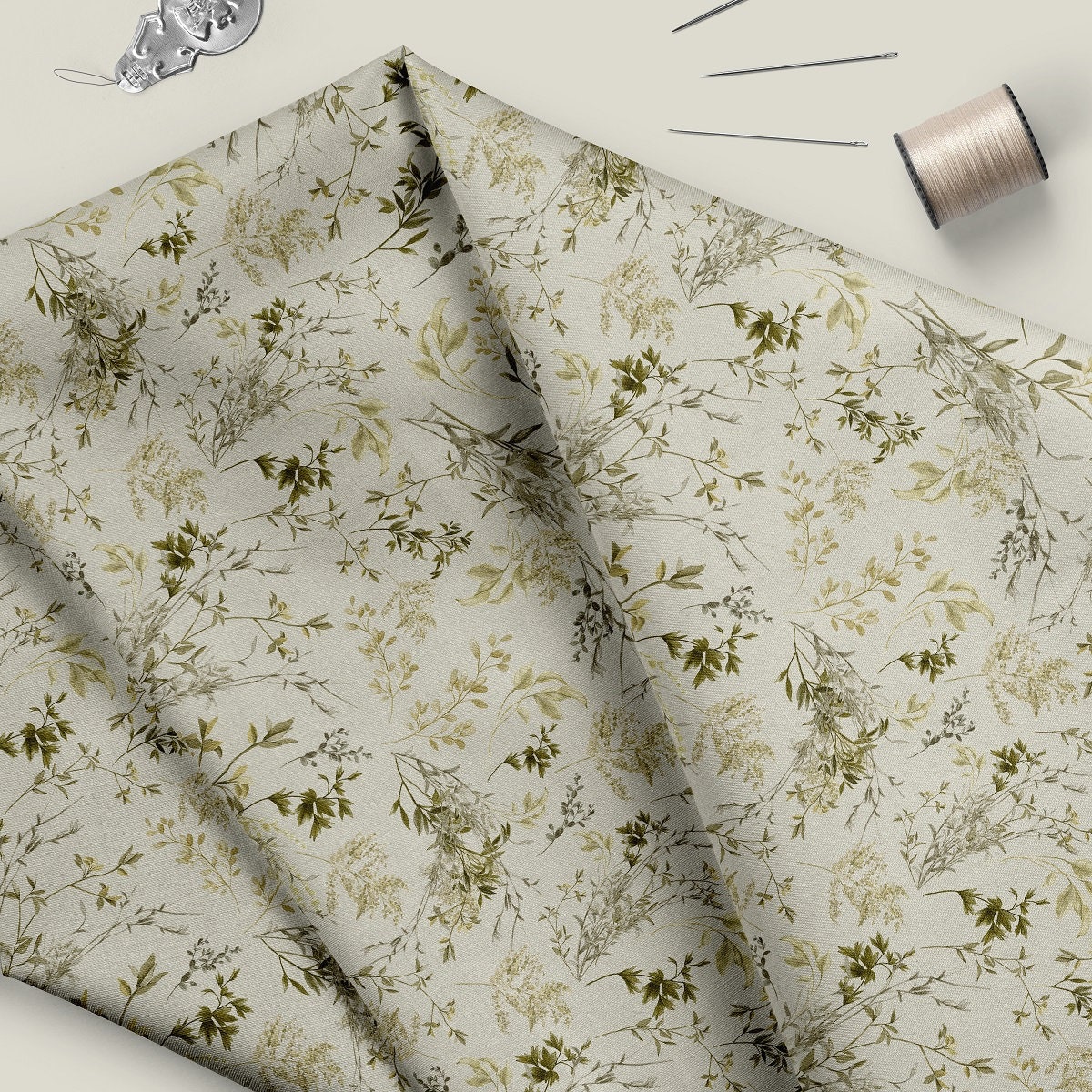 Greenery Patterns Digital Paper Watercolor Clipart Greenery Seamless ...