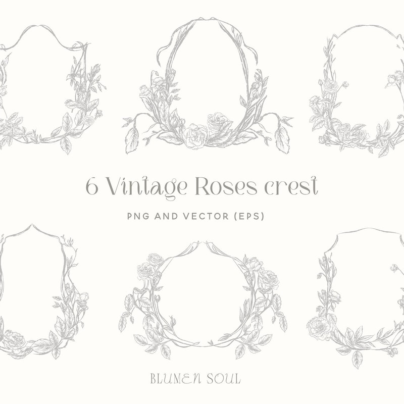 Rose Crest - Etsy