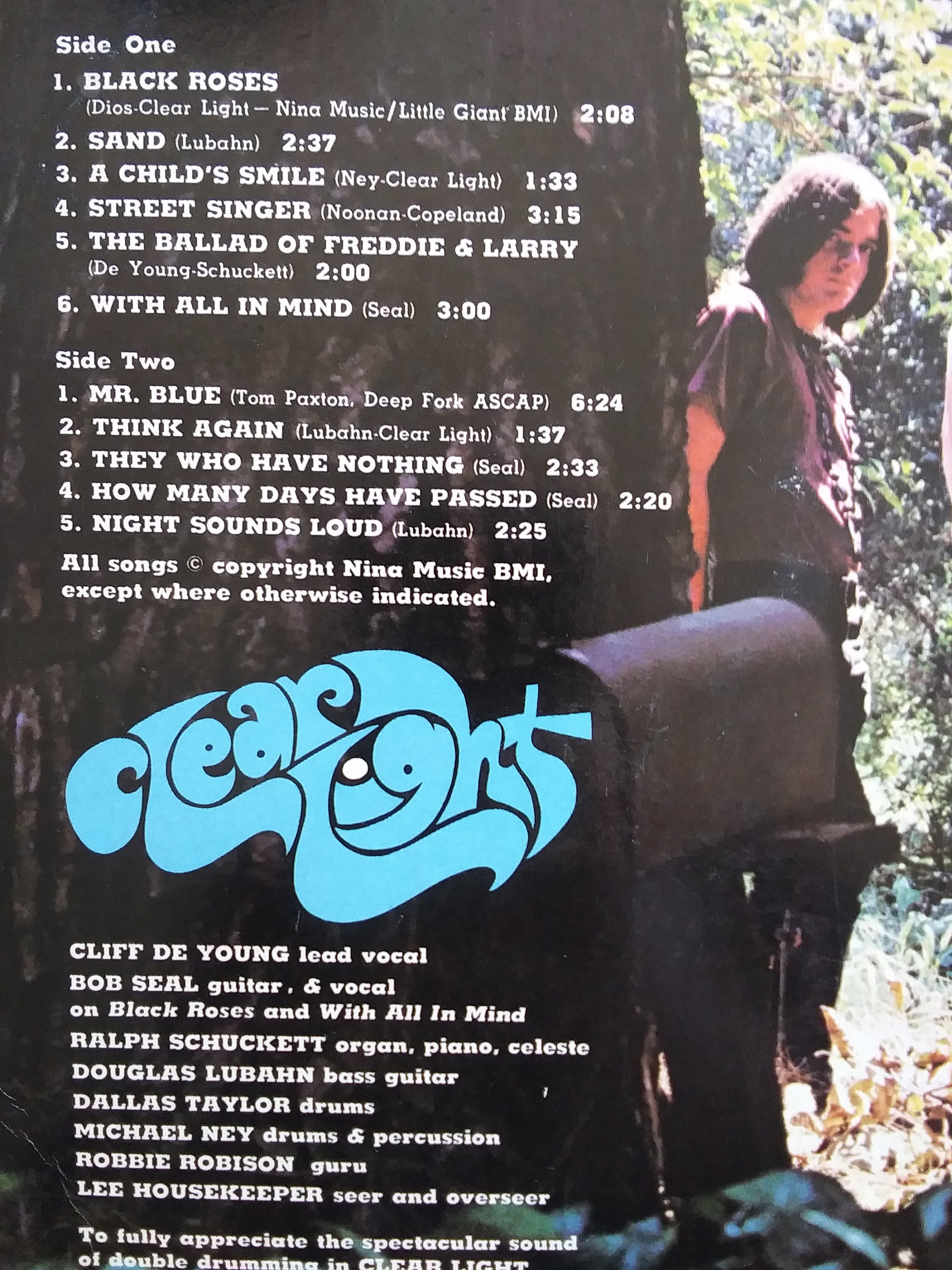 Cliff De Young Clear Light