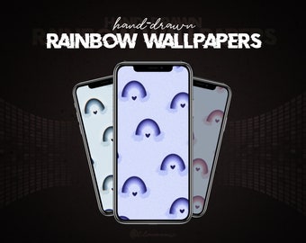Rainbow Lock Screen - Etsy