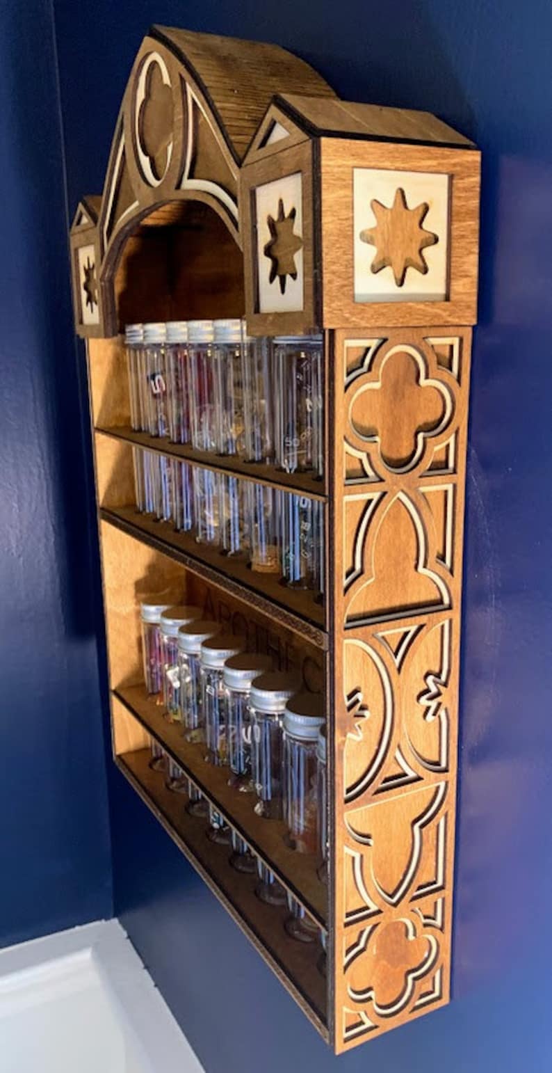 Potion Dice Wall Display - Laser Cut File - 3mm, 1/8 Inch SVG, PDF - Etsy