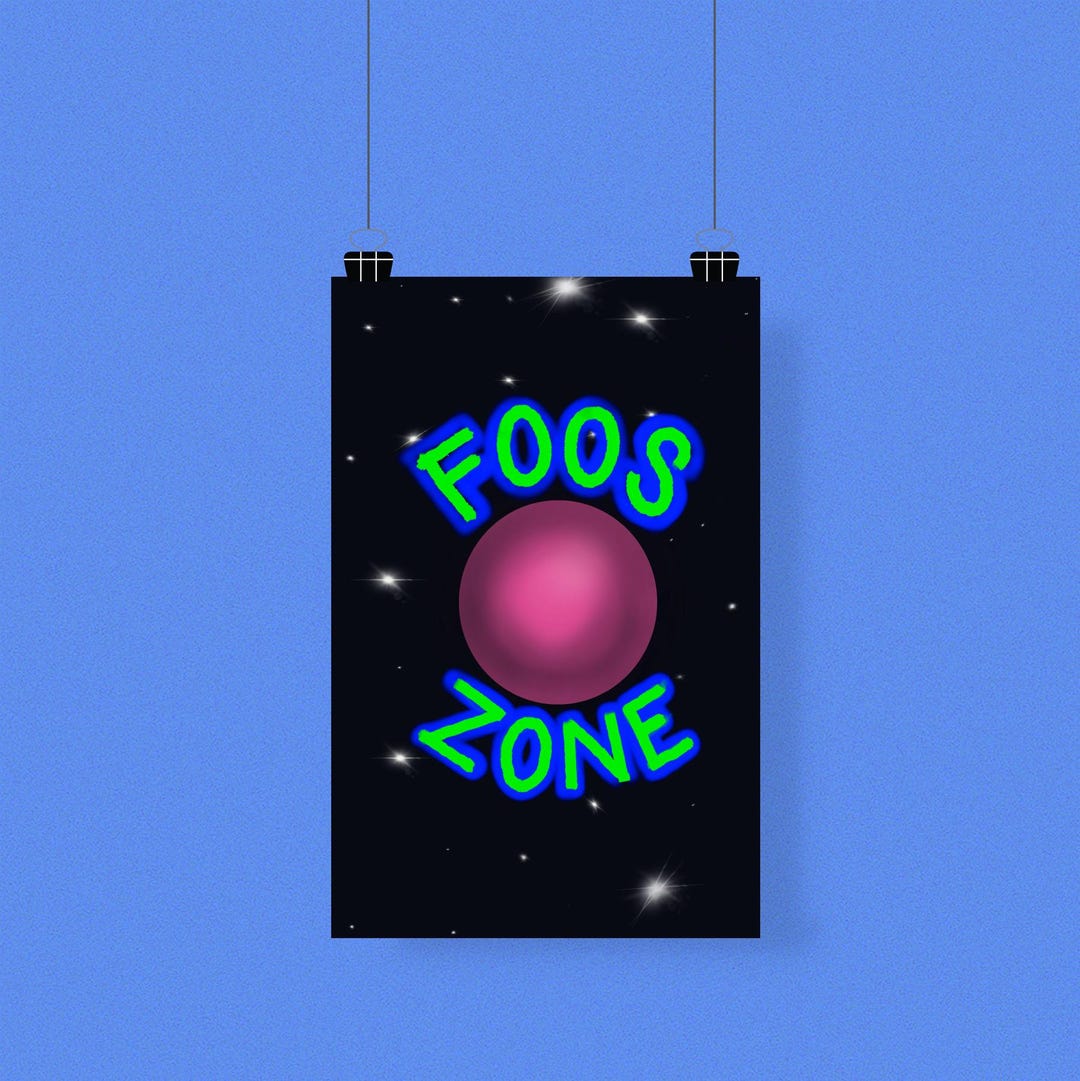 Foos Zone Print - Etsy