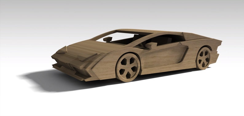 Lamborghini Aventador Wood Plans Plus DXF and SVG Files - Etsy