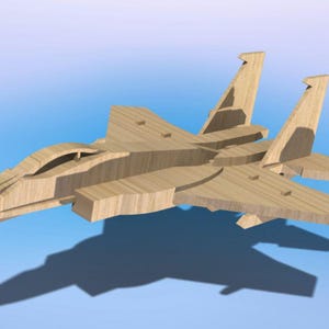 Jet Fighter Cardboard Plans DIY Model Print and Build It Yourself - Etsy
